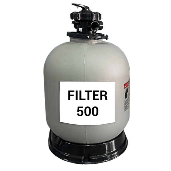 ถังกรองไฟเบอร์กลาส (รุ่นกลาง) รุ่น 500 - Glass-Filter.com : สารกรองน้ำ AFM®